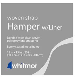 Whitmor Woven Strap Hamper w/ Liner