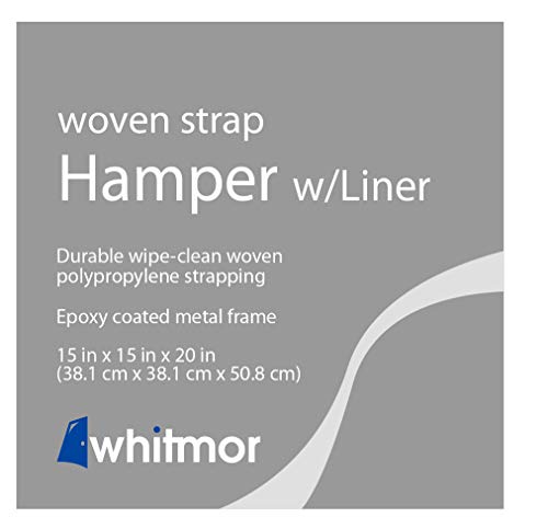 Whitmor Woven Strap Hamper w/ Liner