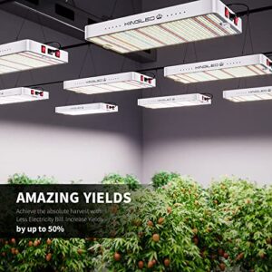 KingLED 2023 Newest 2000w LED Grow Lights with LM301B LEDs 5 * 5 ft Coverage Full Spectrum Grow Lights for Indoor Hydroponic Plants Greenhouse Growing Lamps Veg Bloom Daul Mode