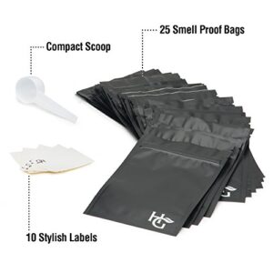 Herb Guard Premium Smell Proof Bags (4 * 6 inches) Pack of 25