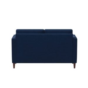 Lifestyle Solutions Lexington Loveseat, 52.4" W x 31.1" D x 33.5" H, Navy Blue