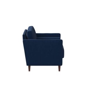 Lifestyle Solutions Lexington Loveseat, 52.4" W x 31.1" D x 33.5" H, Navy Blue