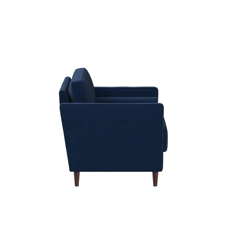 Lifestyle Solutions Lexington Loveseat, 52.4" W x 31.1" D x 33.5" H, Navy Blue