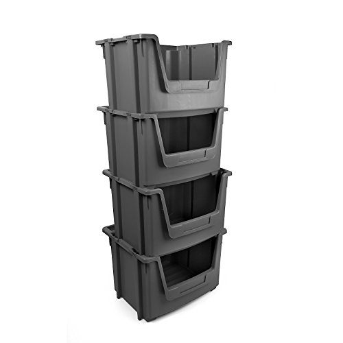 Tayg 268069 Stackable and Nestable Container mod. 5040, Grey