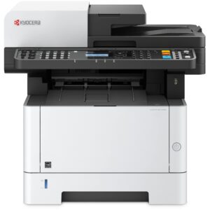 kyocera ecosys m2540dw all-in-one monochrome laser printer (print/copy/scan/fax), 42 ppm, up to fine 1200dpi, gigabit ethernet, usb, wireless & wi-fi direct, mobile print, 5 line lcd w/hard key panel