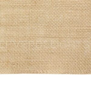 CleverDelights 6" Premium Burlap Roll - 100 Yards - No-Fray Finished Edges - Natural Jute Burlap Fabric