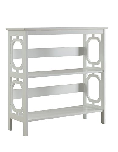 Convenience Concepts Omega 3 Tier Bookcase, White