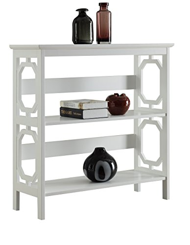 Convenience Concepts Omega 3 Tier Bookcase, White