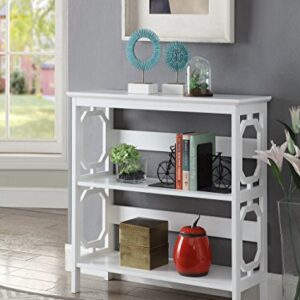 Convenience Concepts Omega 3 Tier Bookcase, White