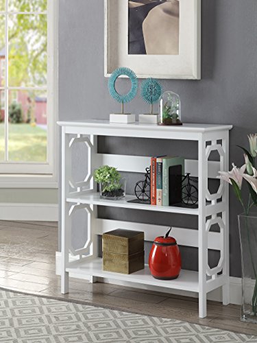 Convenience Concepts Omega 3 Tier Bookcase, White