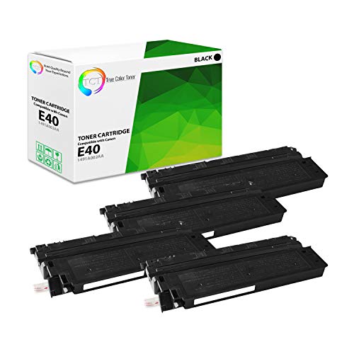 TCT Premium Compatible Toner Cartridge Replacement for Canon E40 1491A002AA Black Works with Canon PC940 PC920 PC921 PC980 Printers (4,000 Pages) - 4 Pack