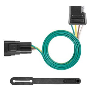 curt 56325 vehicle-side custom 4-pin trailer wiring harness, fits select buick envision, chevrolet blazer, gmc acadia, cadillac xt5, xt6 , black