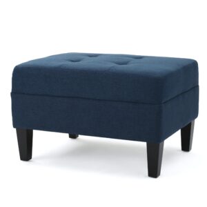 christopher knight home zahra ottoman, dark blue