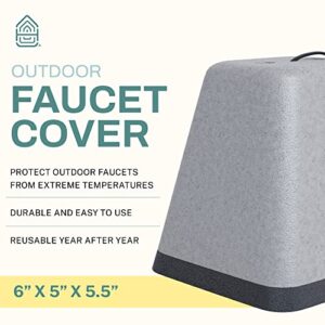 Home Intuition Outdoor Foam Faucet Cover, 2 Pack