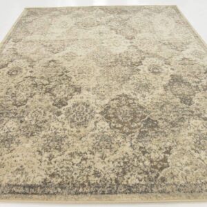 Unique Loom Tuareg Collection Vintage Distressed Traditional Area Rug, 8' x 10' Rectangle, Beige/Brown