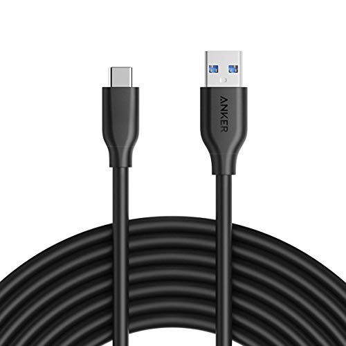 Anker , Powerline USB 3.0 to USB C Charger Cable (10ft) with 56k Ohm Pull-up Resistor for Samsung Galaxy Note 8, S8, S8+, S9, Oculus Quest, Sony XZ, LG V20 G5 G6, HTC 10 and More