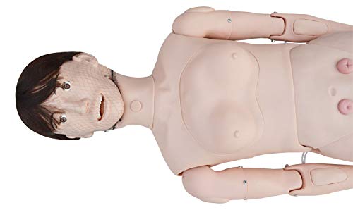 INTBUYING 2in1 Education Model Patient Care Manikin Advanced Multifunctional Training Dual Sex Mannequin, Patient Care Teaching Human Manikin(Man and Woman)