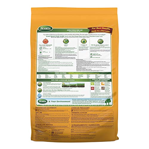 Scotts Turf Builder WinterGuard Fall Weed & Feed 3: Covers up to 5,000 sq. ft., Fertilizer, 14 lbs