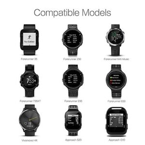 TUSITA Charger Compatible with Garmin Forerunner 35 35J 230 235 630 645 Music 735XT, Approach G10 S20, Vivomove HR, ForeAthlete 35J, Lily - USB Charging Cable 100cm - GPS Smartwatch Accessories