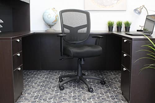 Boss Office Products (BOSXK) Contract Task Chair with Synchro-Tilt Mechanism, Black