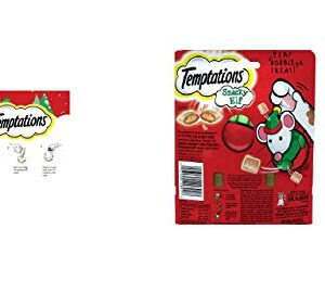 Temptations Snacky Elf Cat Toy and Treat Package Chicken Flavors (0.42 Ounces)