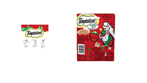 Temptations Snacky Elf Cat Toy and Treat Package Chicken Flavors (0.42 Ounces)