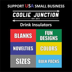 Blank Neoprene Full Bottom Can Coolie (Variety Color 10 Pack)