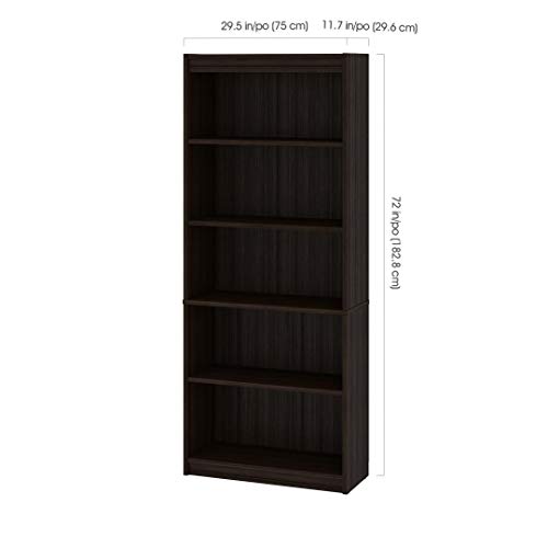 Bestar Standard Bookcase, Brown