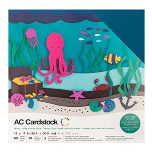 american crafts- cardstock (jewel)