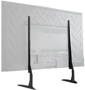 vivo universal tabletop tv stand for 22 to 65 inch lcd flat screens | vesa mount with hardware included