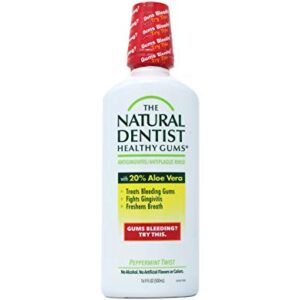 Natural Dentist Healthy Gums Antigingivitis Rinse Peppermint Twist - 16.9 fl oz