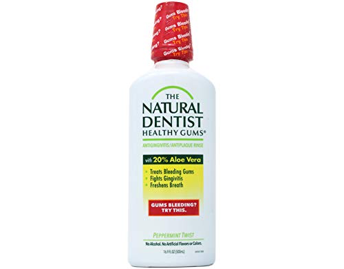 Natural Dentist Healthy Gums Antigingivitis Rinse Peppermint Twist - 16.9 fl oz