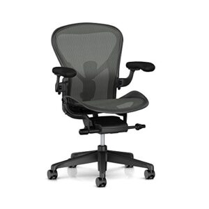 herman miller aeron ergonomic chair - size b, graphite