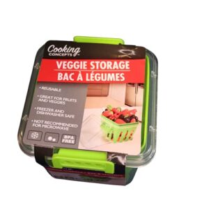 Reusable Fruit & Veggie Storage Container (Teal)