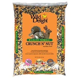 Wild Delight 362200 Crunch N Nut Squirrel Seed, 20 lb