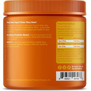 Zesty Paws Probiotics for Dogs - Digestive Enzymes for Gut Flora, Digestive Health, Diarrhea & Bowel Support - Clinically Studied DE111 - Dog Supplement Soft Chew for Pet Immune System - Pumpkin