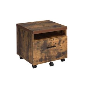 acme bob file cabinet - 92398 - weathered oak