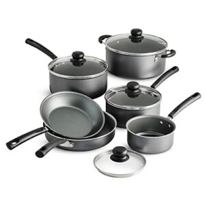 tramontina primaware 10-piece nonstick cookware set, steel gray by tramontina