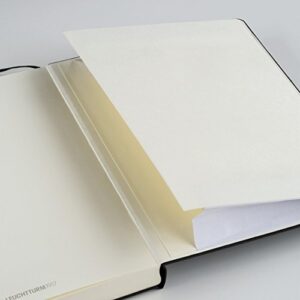 LEUCHTTURM1917 - Notebook Hardcover Medium A5-251 Numbered Pages for Writing and Journaling (Sand, Dotted)