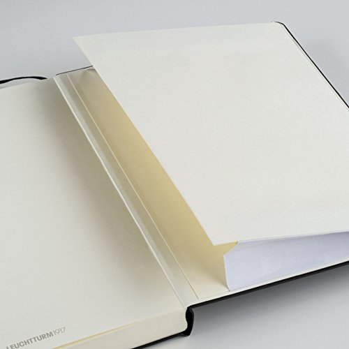 LEUCHTTURM1917 - Notebook Hardcover Medium A5-251 Numbered Pages for Writing and Journaling (Sand, Dotted)