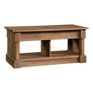 sauder palladia lift top coffee table, vintage oak finish