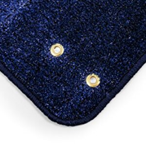 Camco 42937 RV Step Rug ( Premium Wrap Around , Turf Material (22" x 20") - Blue)