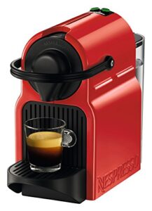 nespresso bec120red inissia espresso machine by breville, 24 ounces, red