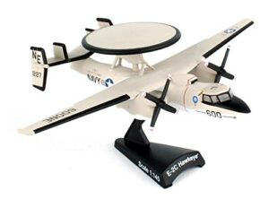 daron worldwide trading postage stamp usn e-2c hawkeye 1/145 vaw-116 sun k airplane model