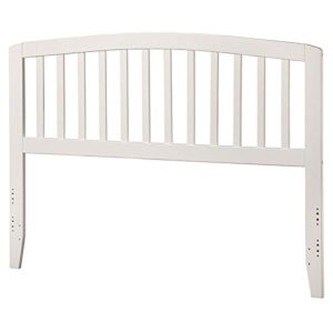 atlantic furniture afi richmond queen spindle headboard in white