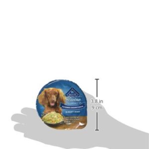 Blue Buffalo Delights Natural Adult Small Breed Wet Dog Food Cup, Roasted Chicken Flavor in Hearty Gravy 3.5-oz (Pack of 12)