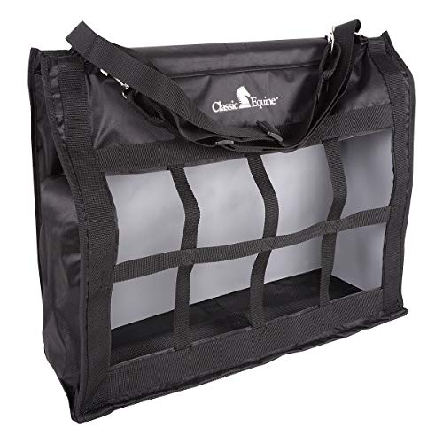 Designer Top Load Hay Bag Black