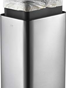 EKO Mirage Sensor Bin 45L, Metal, Matt S/S, 27 x 46 x 65.5 cm