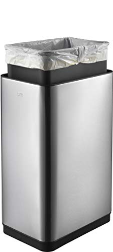 EKO Mirage Sensor Bin 45L, Metal, Matt S/S, 27 x 46 x 65.5 cm