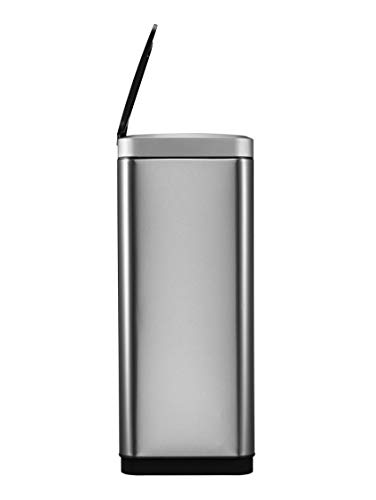 EKO Mirage Sensor Bin 45L, Metal, Matt S/S, 27 x 46 x 65.5 cm